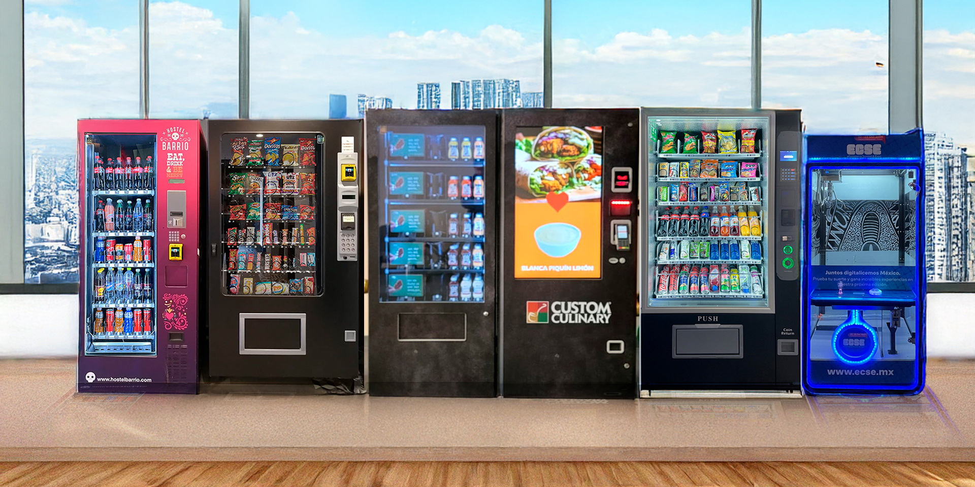 Máquinas Expendedoras Vending | Catálogo y Servicios Coin City México